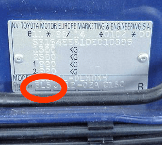 Waar vind je de Toyota kleurcodes? | handleiding | AutolakGigant