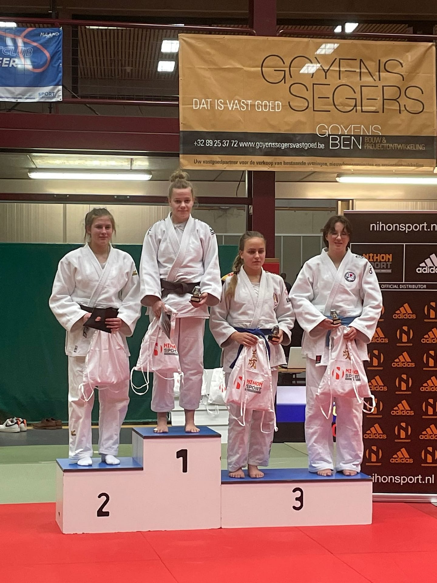 Goud voor Janine Mensink in Belgie - Judo Dedemsvaart
